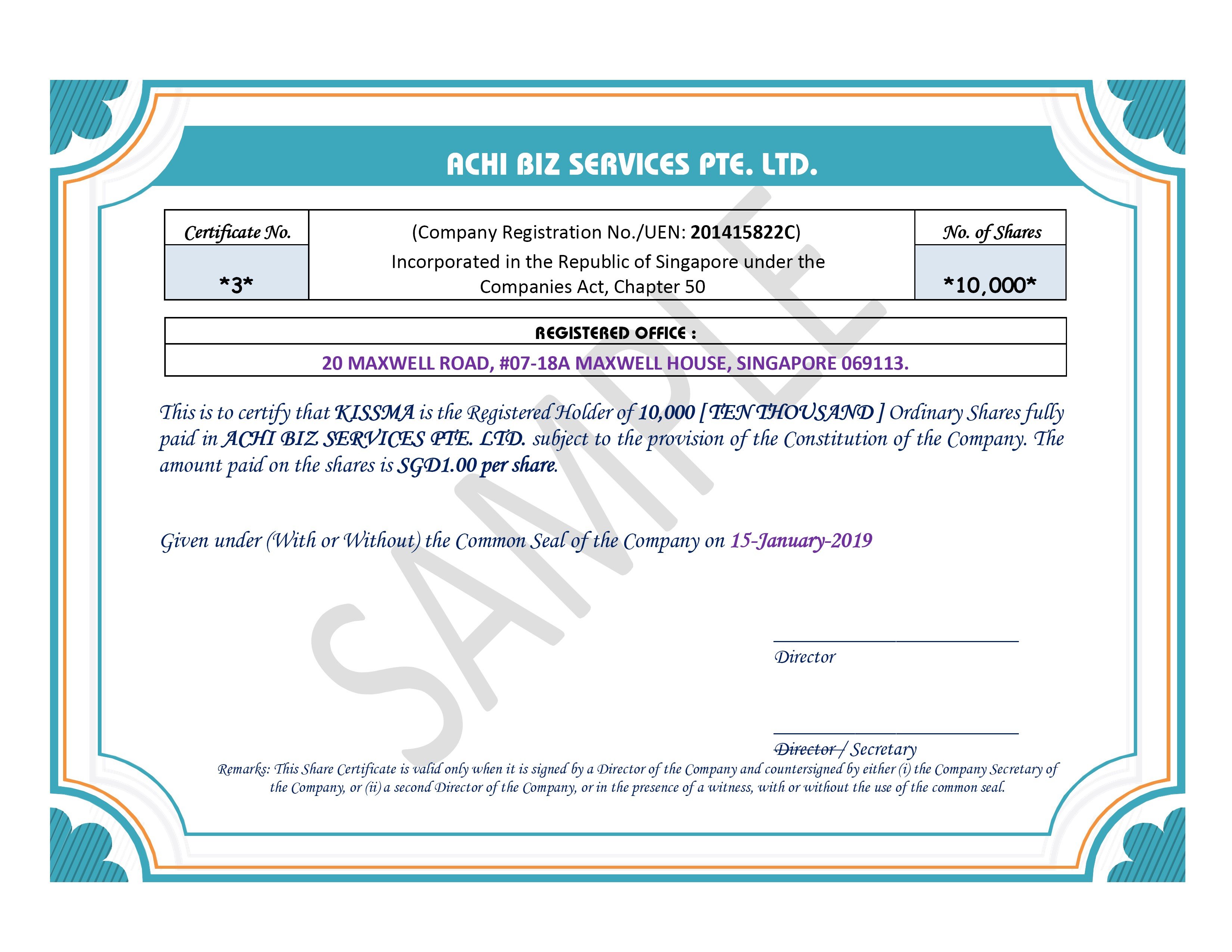 Share Certificate Template Companies House Share Certificate Template Companies House