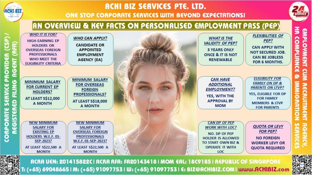 personalised employment pass eligibility singapore